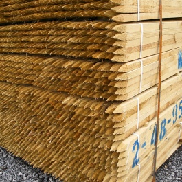 Square Sawn Tree Stakes | Plant Protection Support | British Hardwood ...