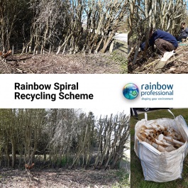 Rainbow Spiral Recycling Scheme | British Hardwood Tree Nursery
